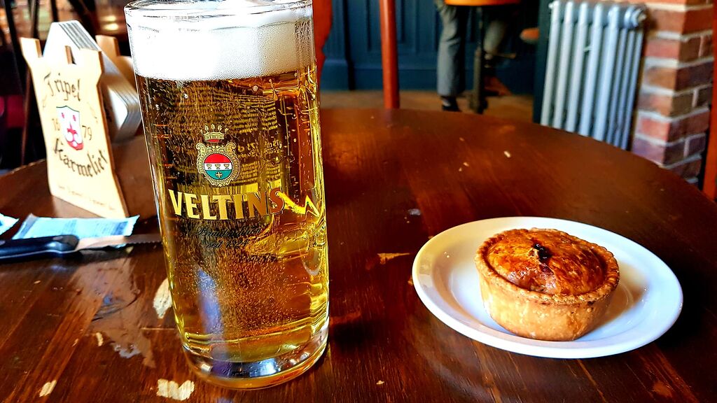 Halifax West Yorkshire- beer, pork pie and fish and chips - U.K ...