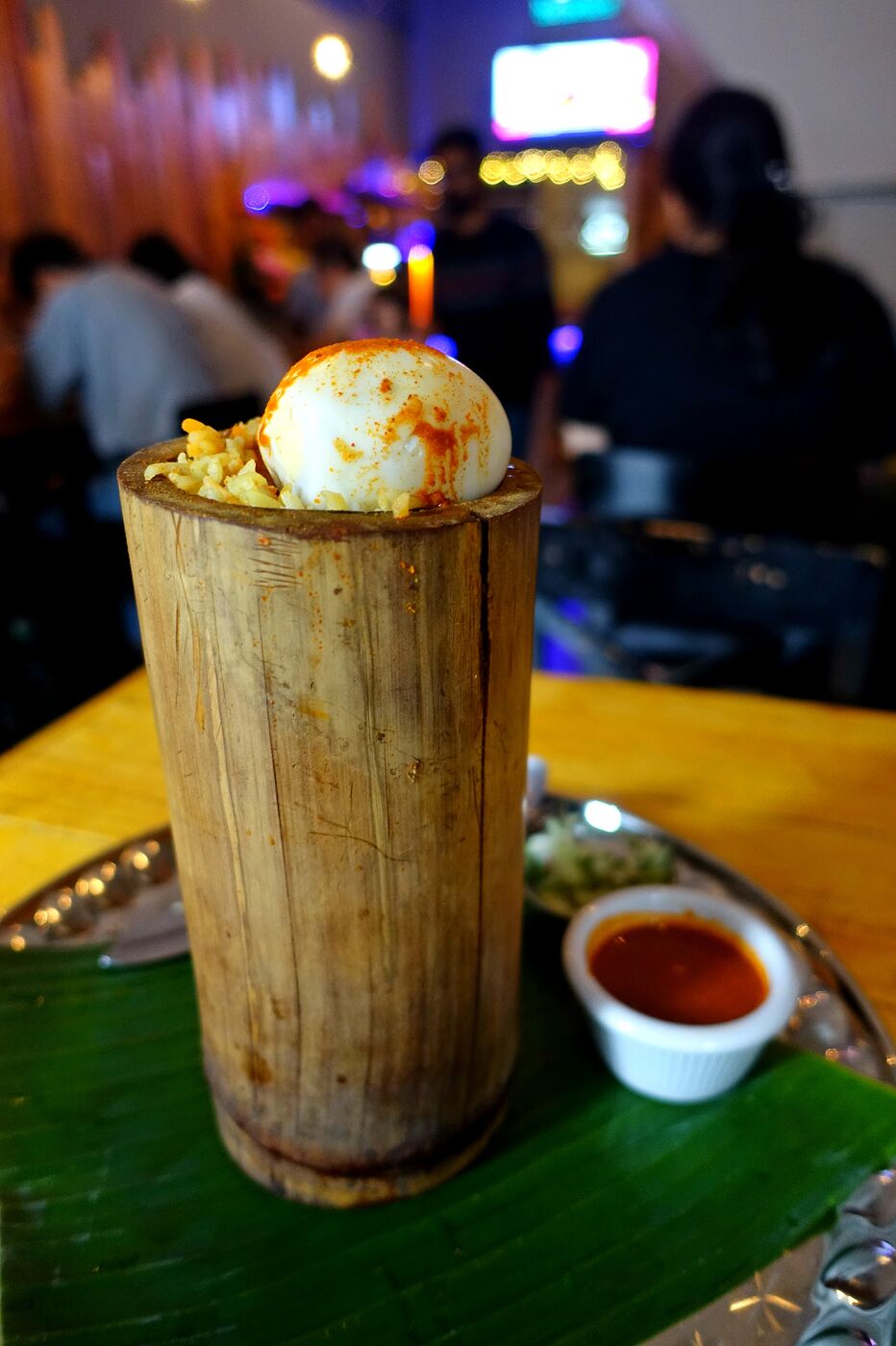 [Penang] Bamboo-steamed biryani from Curry & Co. at Nagore Square ...