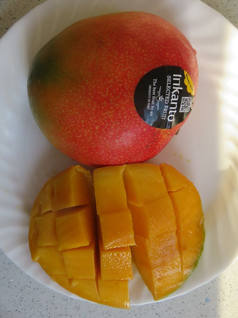 " Peruvian 'Sun' Mango, $5.99 per pound ) " from Bestco, Scarborough ...