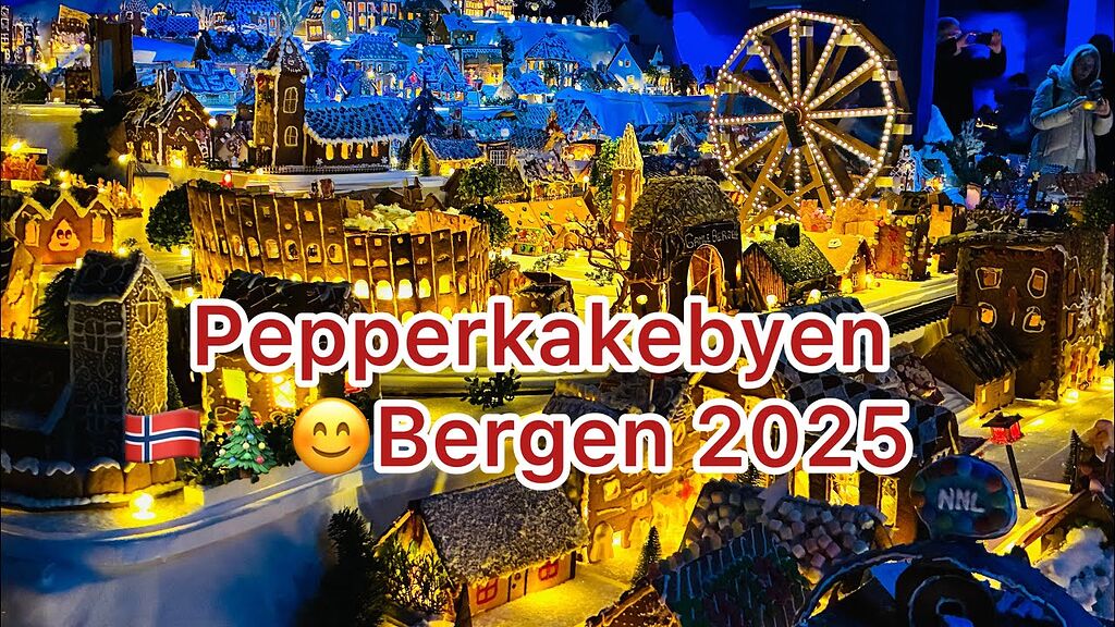 Pepperkakebyen - World's Largest Gingerbread City, Bergen, Norway ...