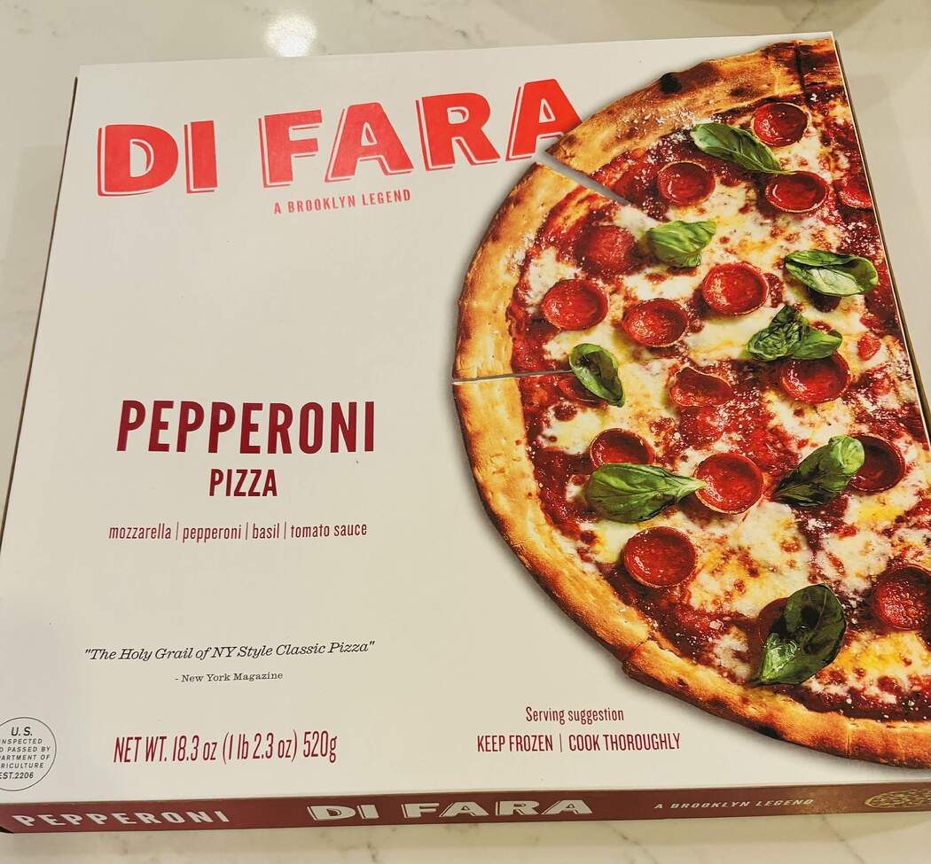 Di Fara’s frozen pizza - New Jersey - Hungry Onion