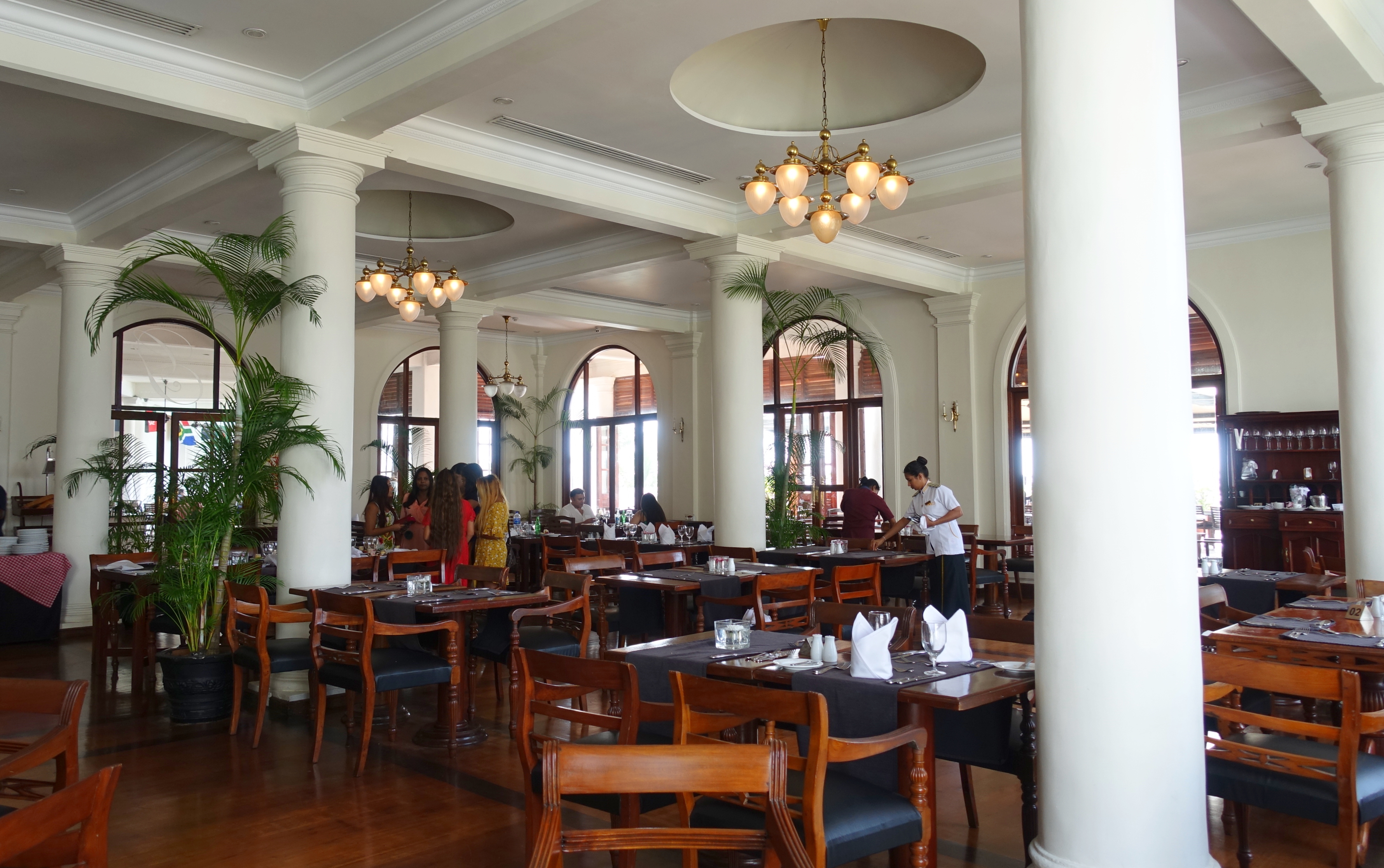[Colombo, Sri Lanka] English afternoon tea at the Governor's Restaurant ...