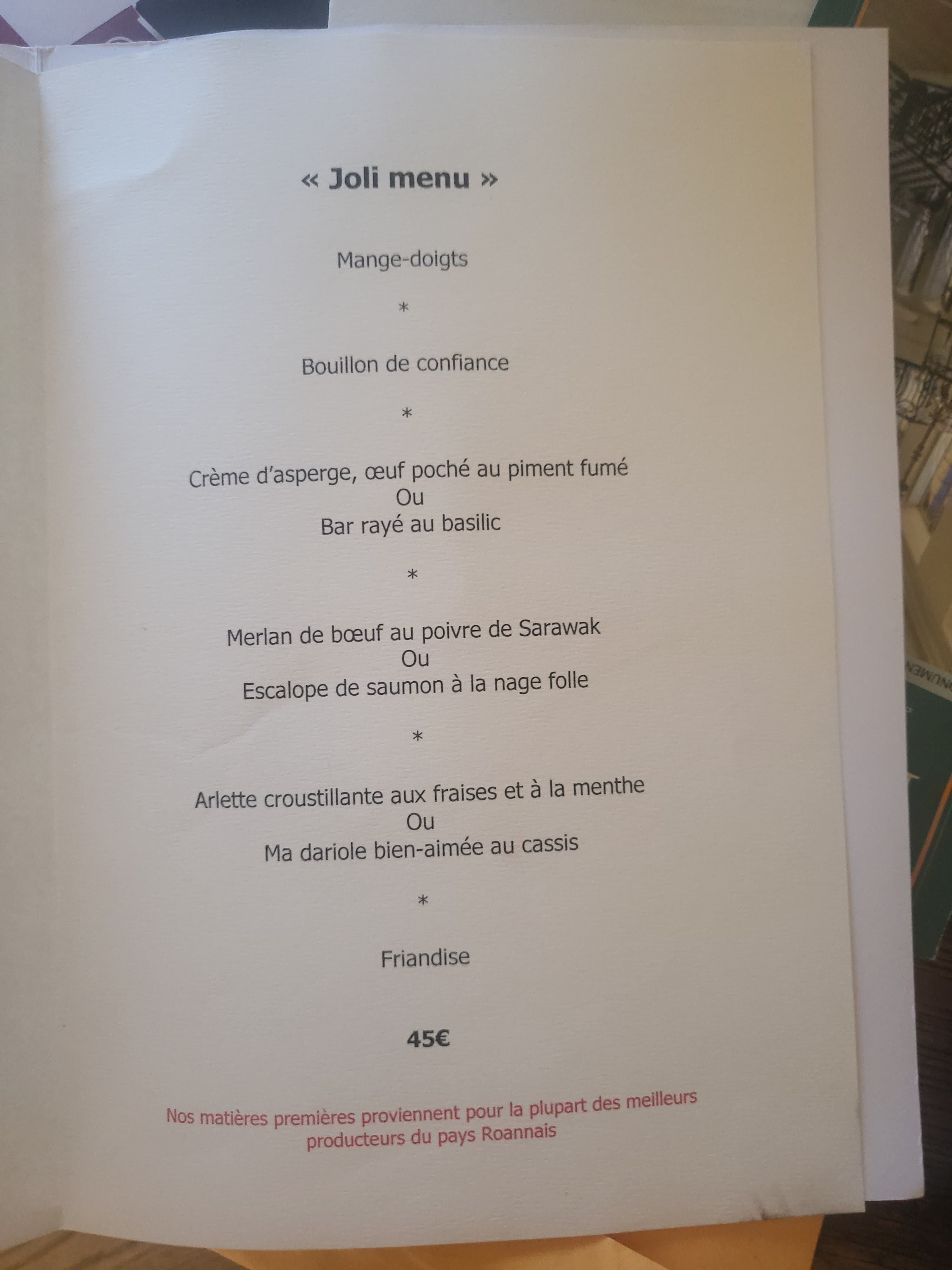 Troisgros restaurants - a report, Part I - France - Hungry Onion