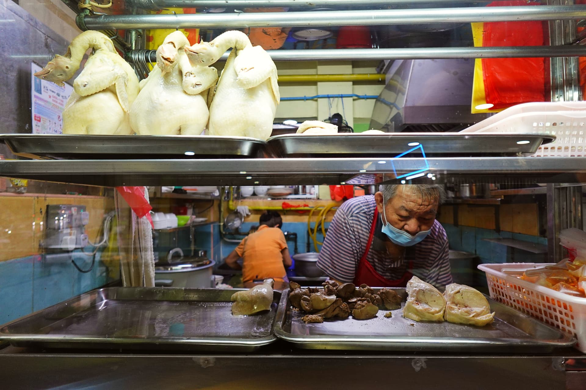 [Singapore] Chicken porridge and poached chicken from Rong Ji, Dunman Road - Asia Pacific ...